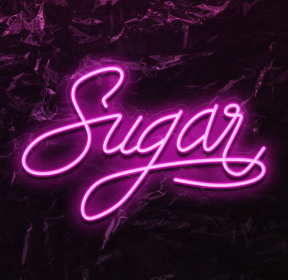" Sugar " LED Neon Schriftzug – NEONEVERGLOW