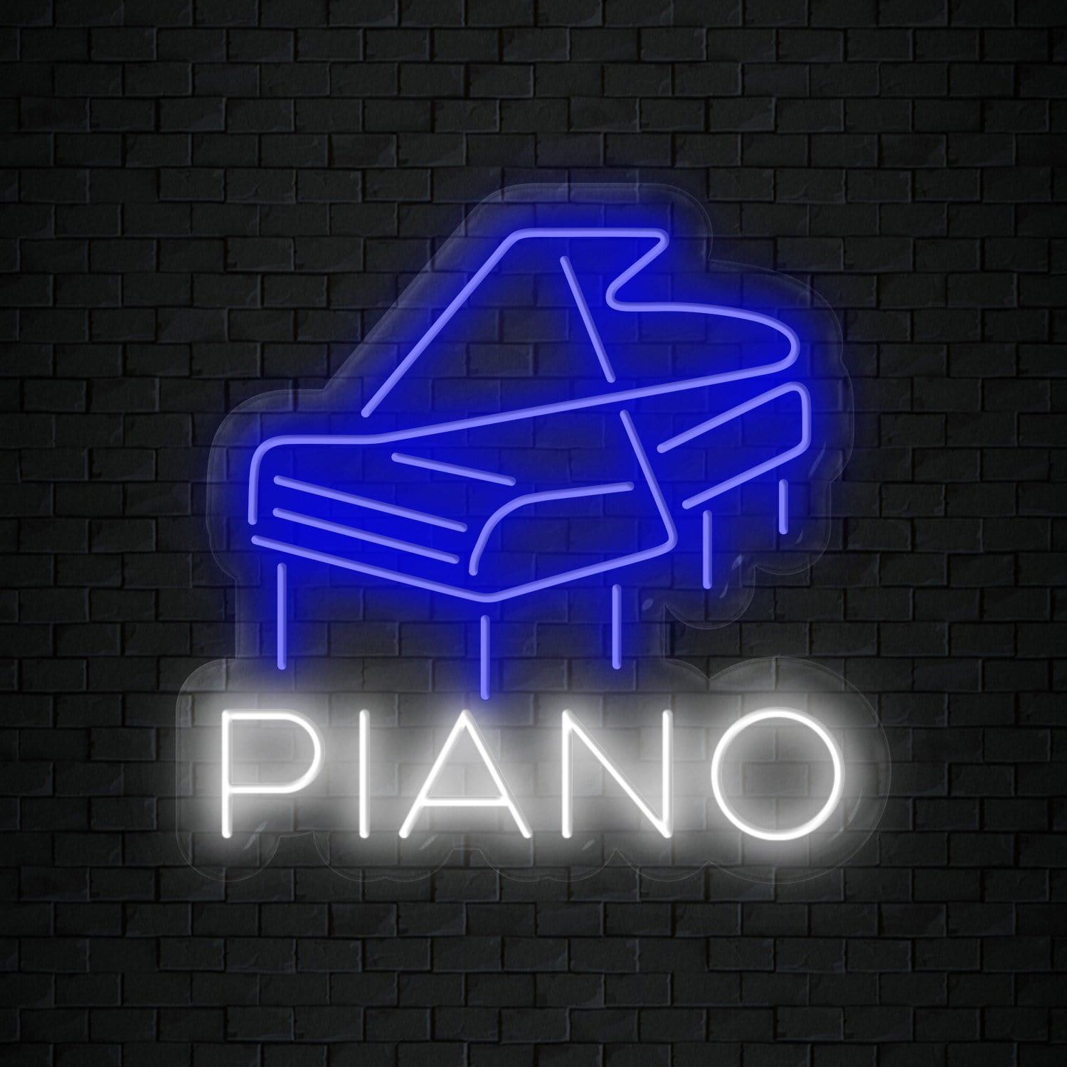 "Piano" LED Neonschild Sign Schriftzug – NEONEVERGLOW